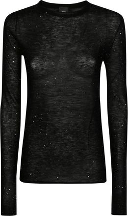 Pinko Pinko, Damen, Strickwaren, Schwarzk, MGröße