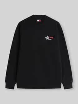 Tommy Jeans Regular Fit Sweatshirt aus reiner Baumwolle