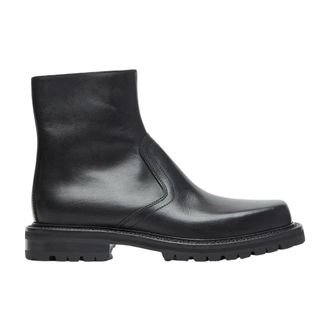 Dries Van Noten Homme, Chaussures, Noir, Taille: 42 EU Bottines Chelsea en cuir