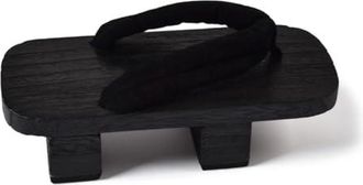 Vosarea Sabots D&eacute;t&eacute; Japonais &agrave; Plateforme Deux Dents En Bois Fonc&eacute;, Sandales Unisexes L&eacute;g&egrave;res, Pour Marche Et Loisirs, Taille 40 (38-39 Eu)