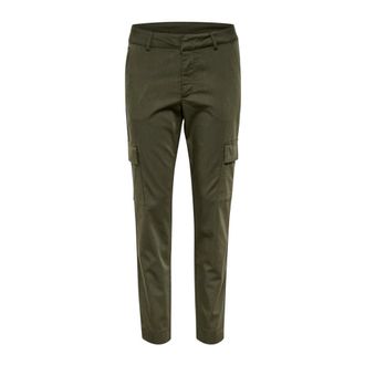 Kaffe KAlea Pocket Pants - - Trousers - Damen - Gr&uuml;n - 2XL