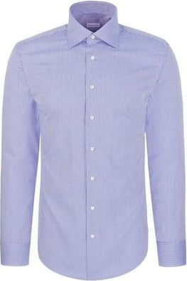 Seidensticker Chemise droite unie en coton