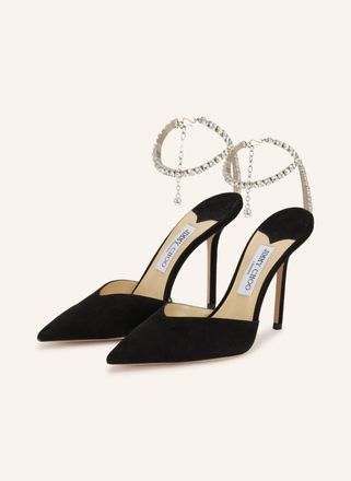 Jimmy Choo London Slingpumps Sadea Mit Schmucksteinen schwarz