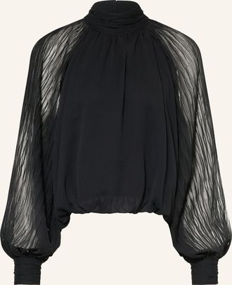 Y.A.S. Blusenshirt Mit Plissees schwarz