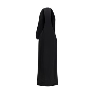 Max Mara Womens Black Viscose Casual Dress