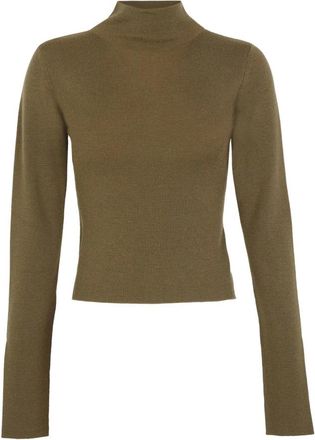 Cortana Femme, Pulls, Vert, Taille: 42 FR Fio, top en cachemire kaki