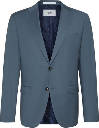 Digel Anzugsakko aus feiner Schurwolle mit Stretchanteil, Slim Fit in