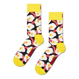 Happy Socks Chaussettes OEuf et Bacon - unisex - Sous-v&ecirc;tements - Multicolore - Taille: S