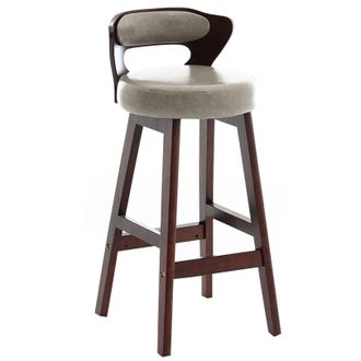 Generic Barhocker, Tresenhocker mit PU-Lederbezug, Vintage-Barst&uuml;hle f&uuml;r K&uuml;cheninseln, Pubs, Caf&eacute;s, Esszimmer und mehr