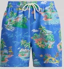 Ralph Lauren Regular Fit Badehose mit Allover-Muster