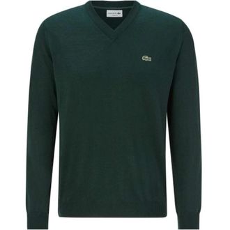 Lacoste Gr&uuml;ner Pullover im Maglia-Stil - - Knitwear - Herren - Gr&uuml;n - XS