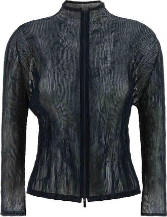 Issey Miyake Cardigan - Bleu