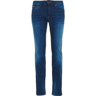 Tommy Hilfiger Homme, Jeans, Bleu, Taille: W30 L32 Jean Slim Fit &agrave; Effet D&eacute;lav&eacute;