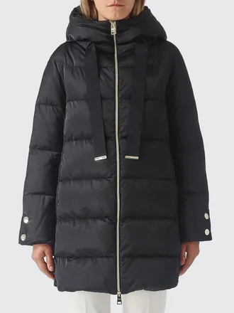 Herno Kurze A-Shape Daunenjacke mit Kapuze aus gestepptem technischem Satin
