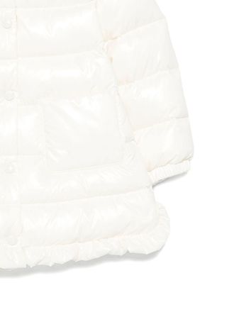Moncler Girls Down Jacket White Padded