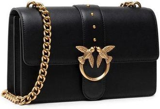 Pinko Love Crossbody Bag - Black