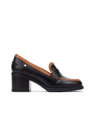 Pikolinos Absatzschuhe in Leder HUESCA f&uuml;r Frauen Farbe Negro