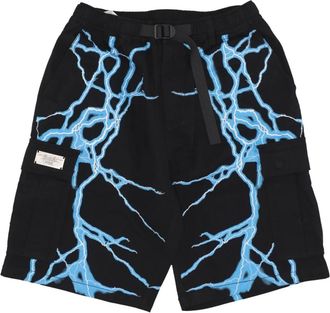Phobia Archive Homme, Shorts, Multicolore, Taille: XL Lateral Lightning Cargo Shorts