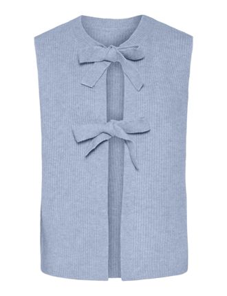 Pieces Pcsilly Sl Rev Tie Vest Knit Noos Bc