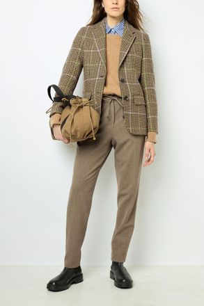 Gerard Darel Blazer Pied de Poule - MISTI - Marron