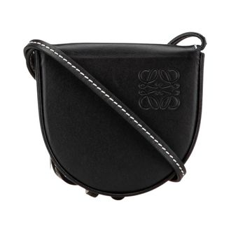 Loewe Sac bandouli&egrave;re Mini Soft Calfskin Heel doccasion - Femme - Pre-owned - Noir - Taille: ONE Size