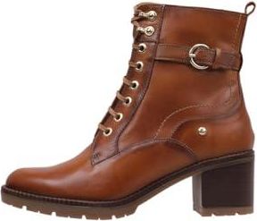 Pikolinos Bottines &agrave; Talon en Cuir LLANES pour Femme Color Brandy