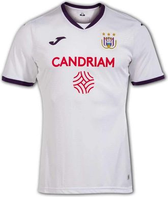 Joma Herren Anderlecht Saison 2022/23-Offizielles Team-Kurzarm-T-Shirt Tshirt, weiß, M