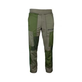 Palm Angels Patchwork Sweatpants - - Trousers - Herren - Gr&uuml;n - S