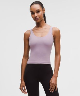 lululemon D&eacute;bardeur Glow Up Maintien moyen, bonnets B/C pour Femmes - Violet/Pastel - Taille 10