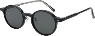 Generic Cadre Rond Tendance UV400 For Hommes Et Femmes, D&eacute;coration Ext&eacute;rieure For Les F&ecirc;tes Et Les Vacances(Black)