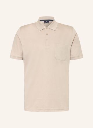 Ragman Ragman Piqu&eacute;-Poloshirt beige