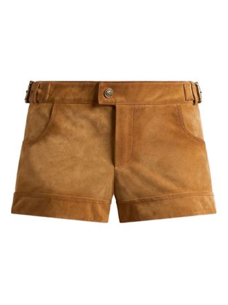 Etro Shorts aus Wildleder - Braun
