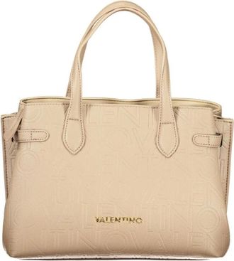 Mario Valentino Femme, Sacs, Beige, Taille: ONE Size Poliuretano Handbag