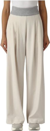 Gran Sasso Femme, Pantalons, Gris, Taille: 40 FR Pantalon en m&eacute;lange de laine stretch