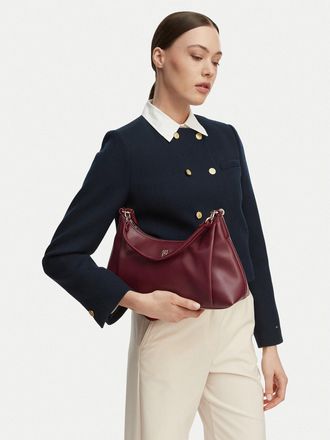 Tommy Hilfiger Handtasche Tommy Hilfiger Th Essential Shoulder Bag AW0AW18374 Dunkelrot