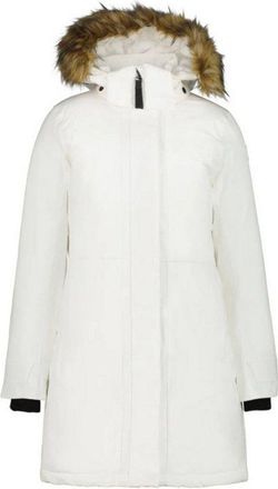 Icepeak Winterjacke Icepeak Winterparker mit Kapuzenfell Adais White