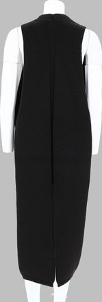 Rick Owens Womens Knit Gilet Cyclops Black New Wool Jumpers Sweater