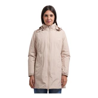 Suns Lange Jacke mit Kapuze - - Jackets - Damen - Beige - L