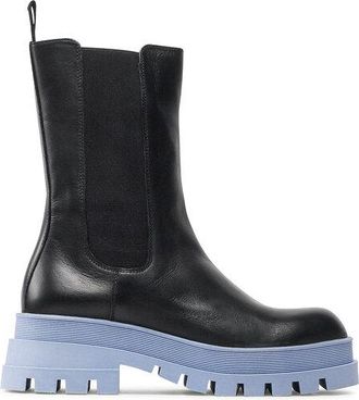 Badura Klassische Stiefeletten INES-02 Schwarz