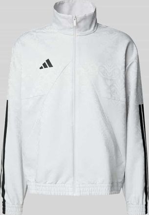 adidas Relaxed Fit Sweatjacke mit Logo-Print Modell Tiro