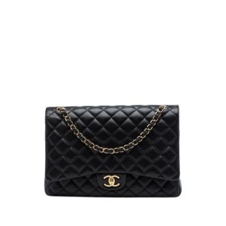 Chanel Pre-owned Vintage Double Flap Schultertasche - - Pre-owned - Damen - Schwarzk - ONE SIZE