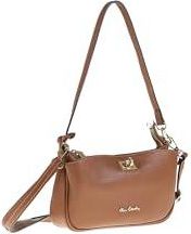 Pierre Cardin Sac à bandoulière pour femme en cuir véritable Made in Italy 32x22x13 cm 1992, cuir, Taille unique
