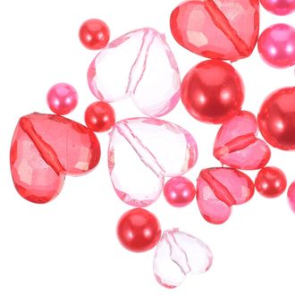 BESPORTBLE FUTUREORYY Valentinstag Vasenf&uuml;ller Perlen 21 St&uuml;ck Farbecht Rund Romantische Vasenf&uuml;llung f&uuml;r Hochzeits und Partydekoration Vielseitiges Wohnaccessoi