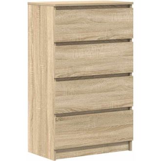 vidaXL Sideboard Sonoma-Eiche 60x35x98,5 cm Holzwerkstoff - Vidaxl