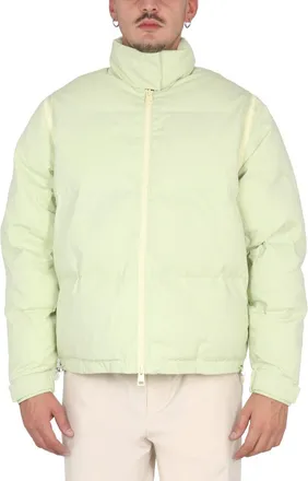Sunnei Cotton High-Neck Zip Jacket - Green