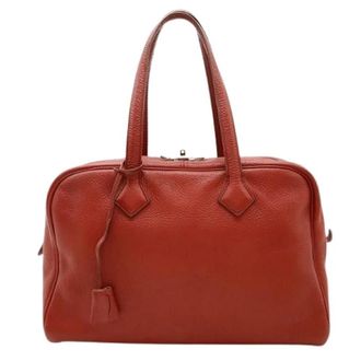Herm&egrave;s Pre-owned Leder Handtasche - - Pre-owned - Damen - Rot - ONE SIZE