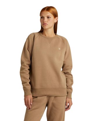 G-Star G-Star RAW Damen Premium Core 2.0 Sweatshirt, Beige (Safari D21253-C235-B444), S