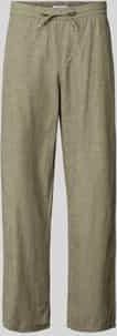 Lindbergh Stoffhose aus Baumwoll-Leinen-Mix