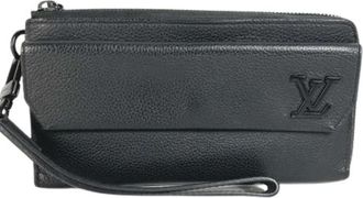 Louis Vuitton unisex, Pre-owned, Noir, Taille: ONE Size Pochette Vintage en Cuir dOccasion