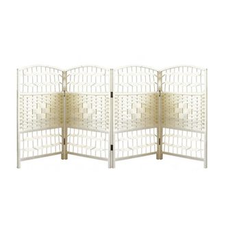 Generic Hohler Kurzer Raumteiler, DIY-Rattan-Raumteiler, 40 X 100 cm Trennwand, Kompakt Und Exquisit, for Kindergarten, B&uuml;ro, Schlafzimmer(Color 1,40x100cm-4 